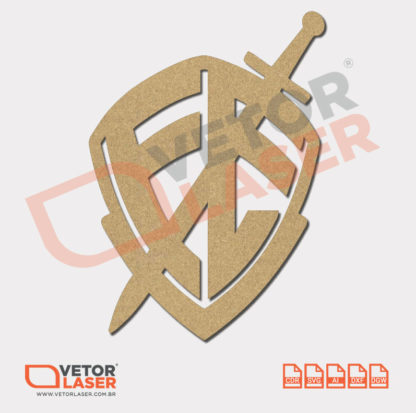 Vetor Escudo da Fé 0001 – CDR, AI, SVG, DXF e DGW - Vetor Laser ...