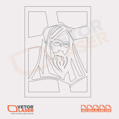 Vetor Jesus 0001 - CDR, AI, SVG, DXF e DGW - Vetor Laser - Vetores para ...